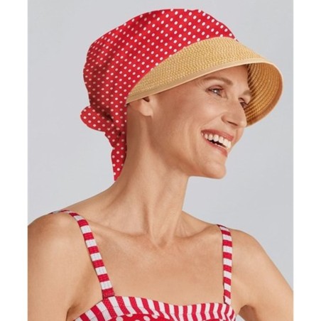 GORRO ONCOLÓGICO DAPHNE ROJO AMOENA | AMOENA | Turbantes Oncológicos
